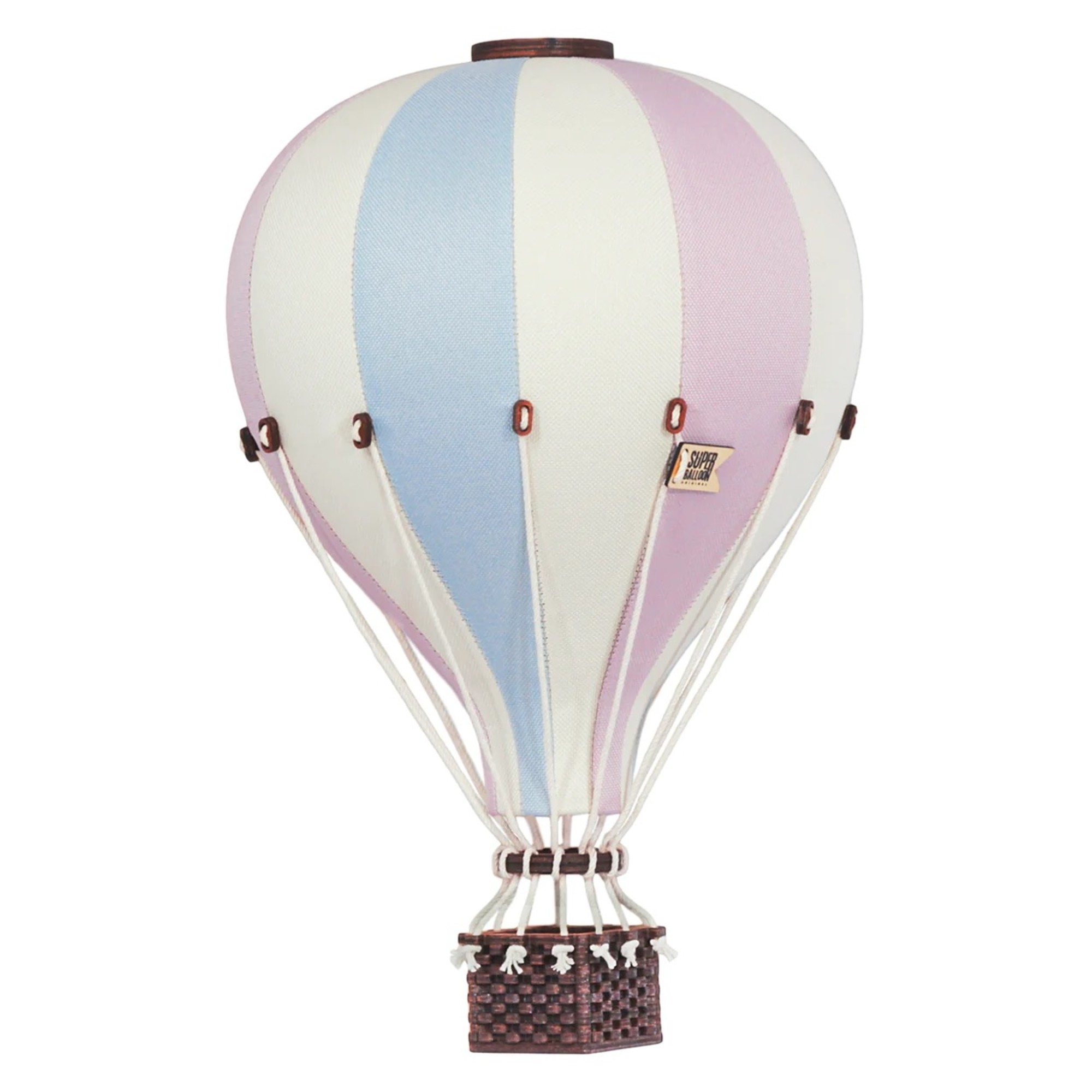 Luchtballon mauve, blauw en ecru - Super Balloon - BALUNE