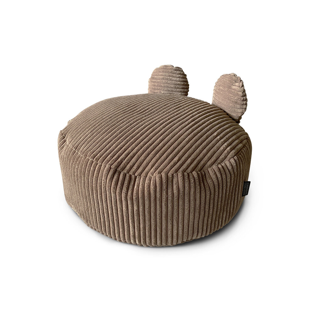 Poef Teddy Corduroy - Nougat | Scandinavian stories - BALUNE