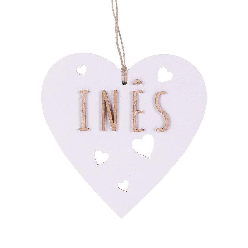 Hanger Hartje met naam | personaliseerbaar cadeau - BALUNE
