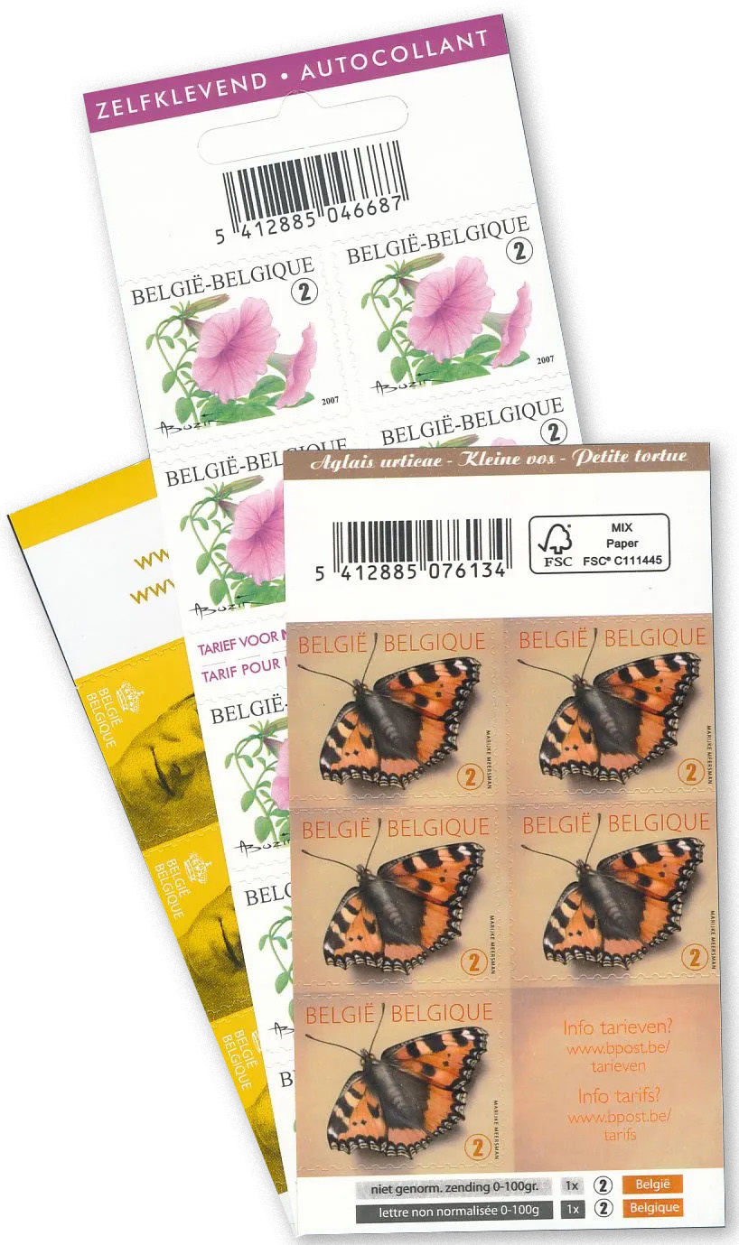 Postzegels kopen Bpost België - 10 postzegels in boekje - Tarief 2 ...