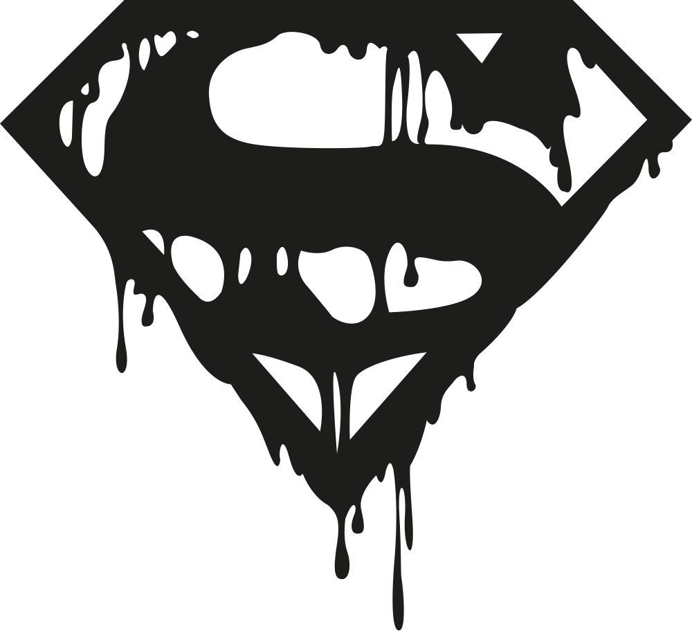 Superman drip. - Tuningstickers