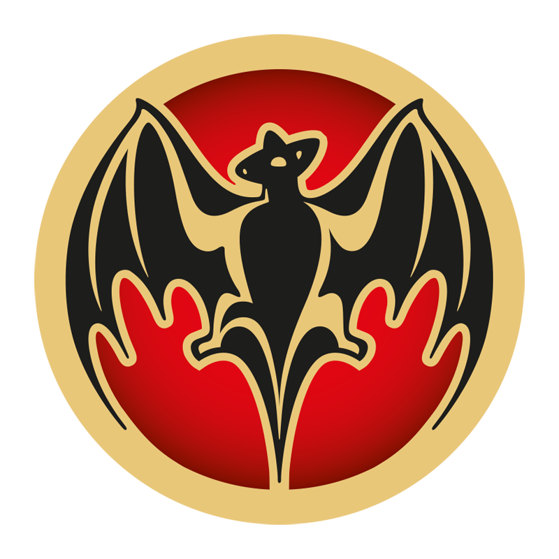 Bacardi logo sticker - Tuningstickers
