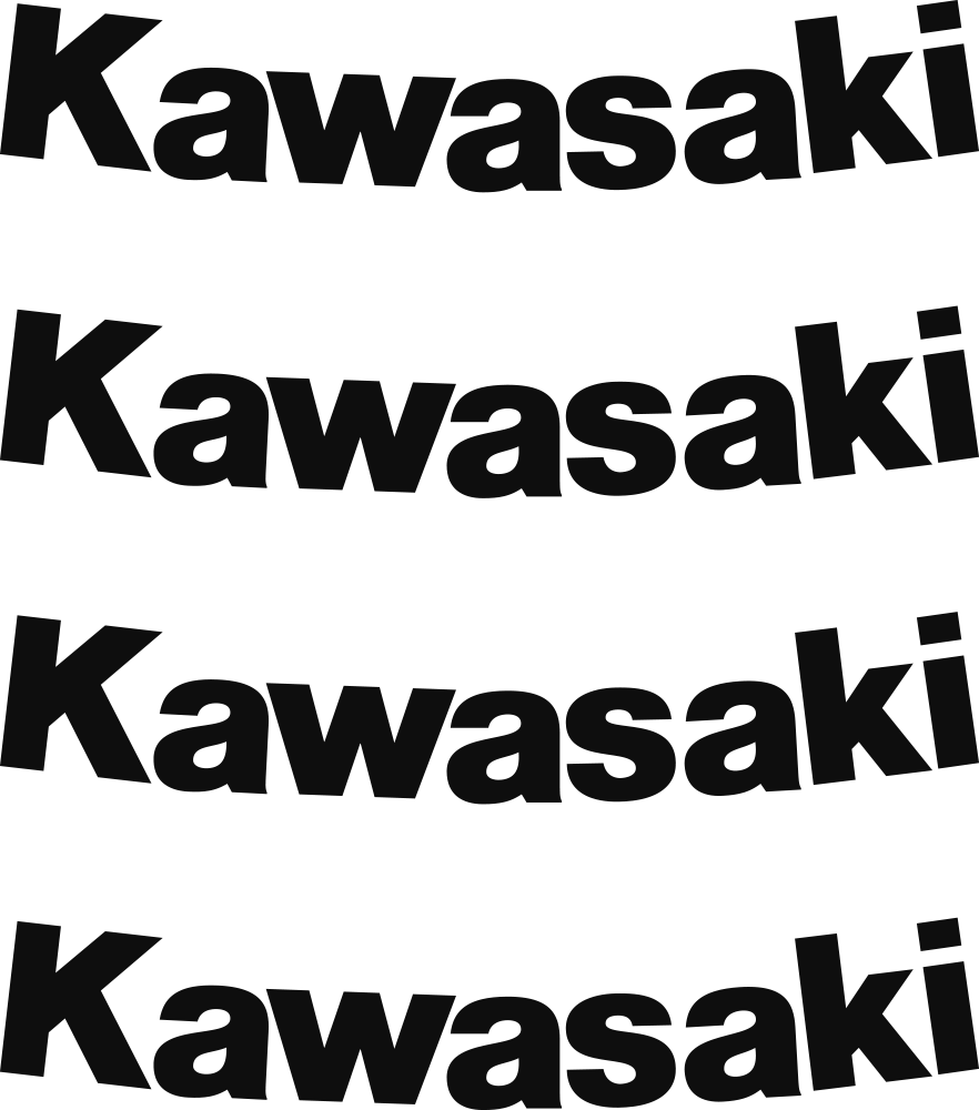 Kawasaki velg logo's - Tuningstickers