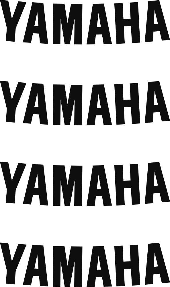 Yamaha velg logo's - Tuningstickers