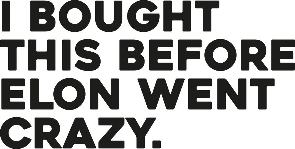 Elon Musk Tesla sticker - Tuningstickers