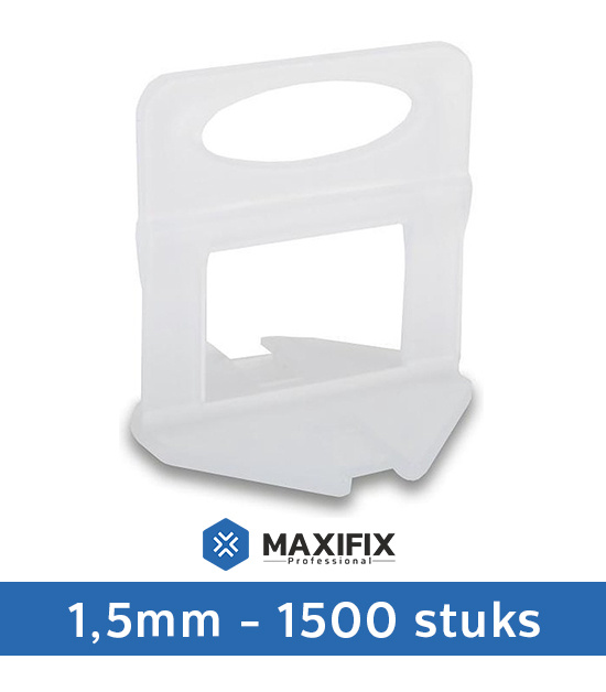 Maxifix Levelling Clips - 1,5mm - 1500st - BouwCity