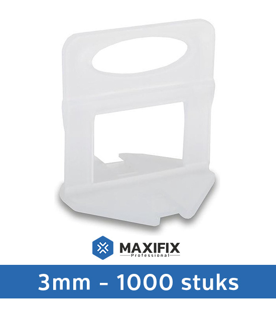 Maxifix Levelling Clips - 3mm - 1000st - BouwCity
