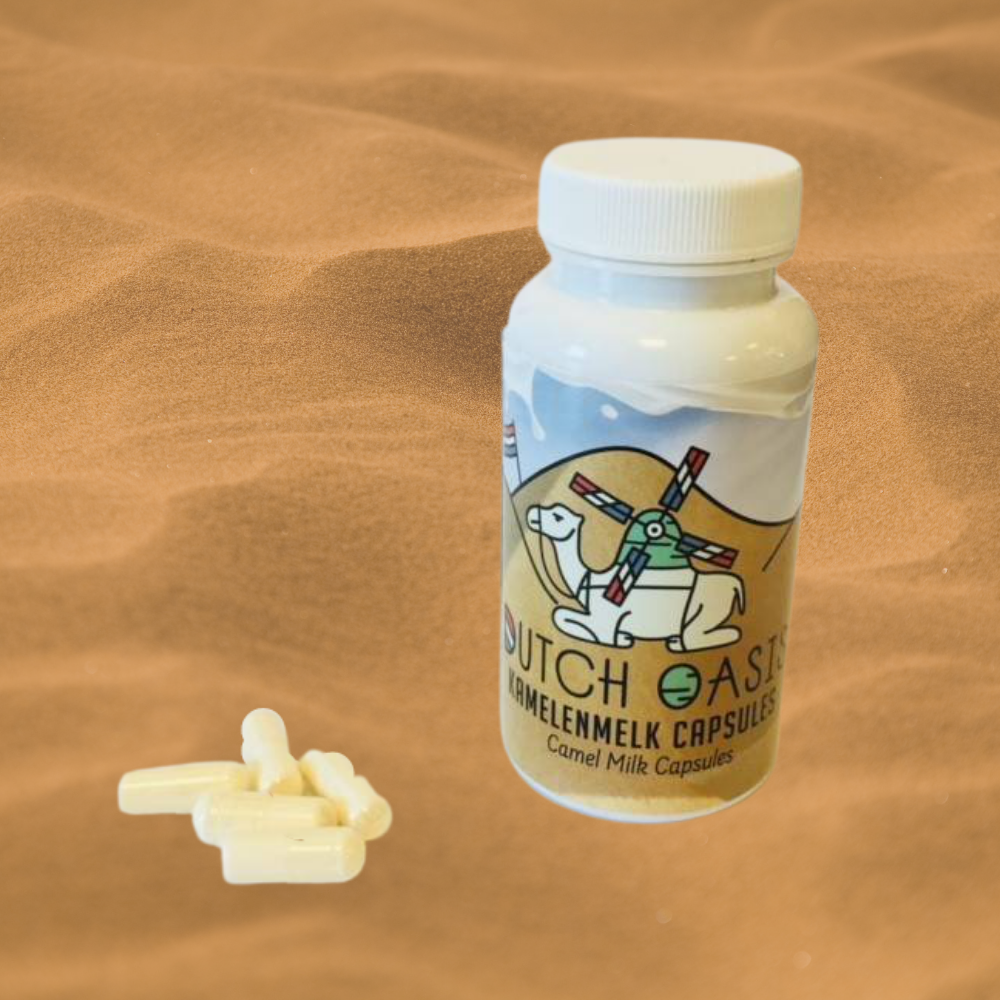 Capsules with camel milk powder - Oasis Camel Milk Sweden