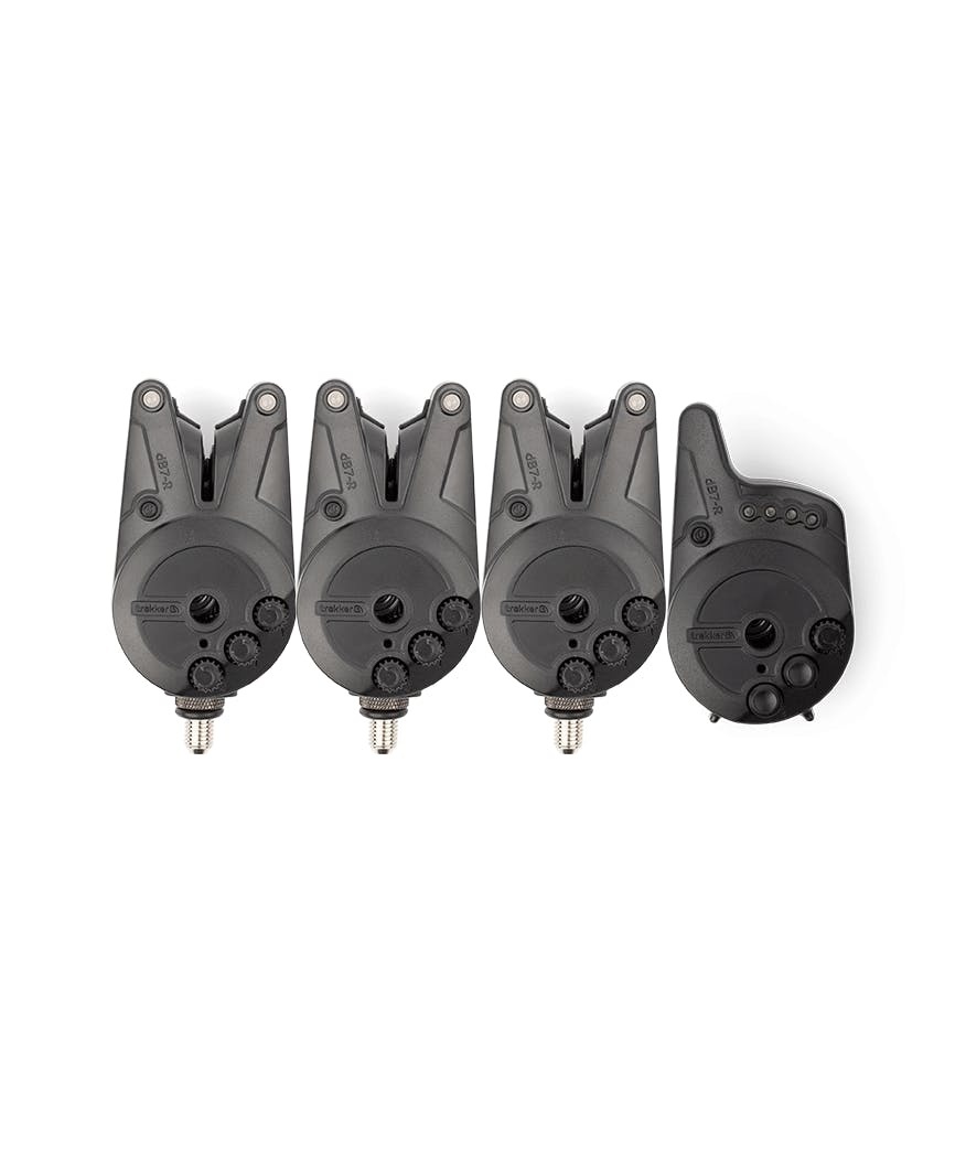 Trakker Db7-R Rod Bite Alarm Set 3+1 - Hareco Hengelsport