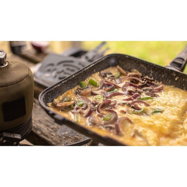Ridgemonkey Connect Pan & Griddle XXL Granite Edition - Hareco Hengelsport