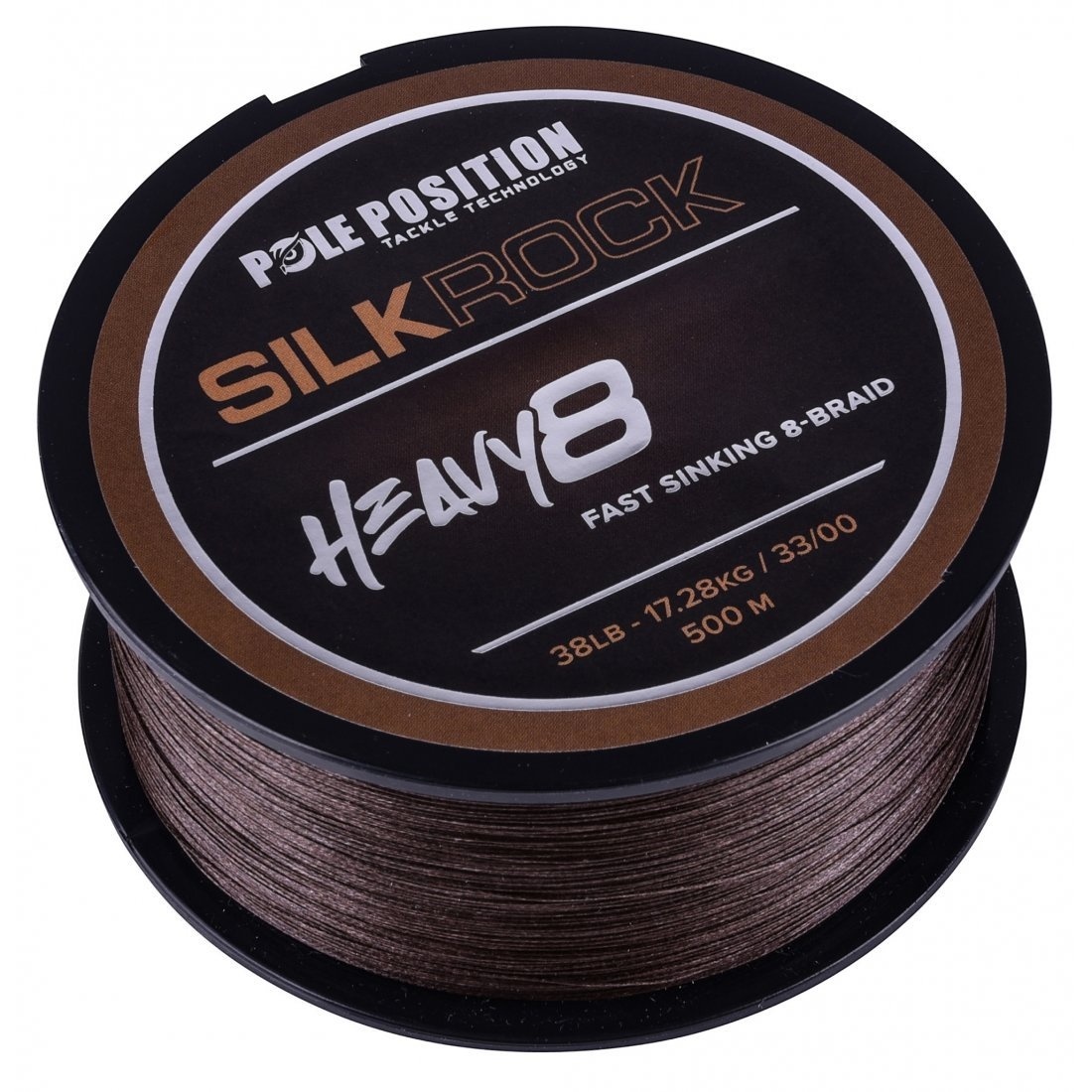 Pole Position Silkrock Heavy8 Fast Sinking Braid - Hareco Hengelsport
