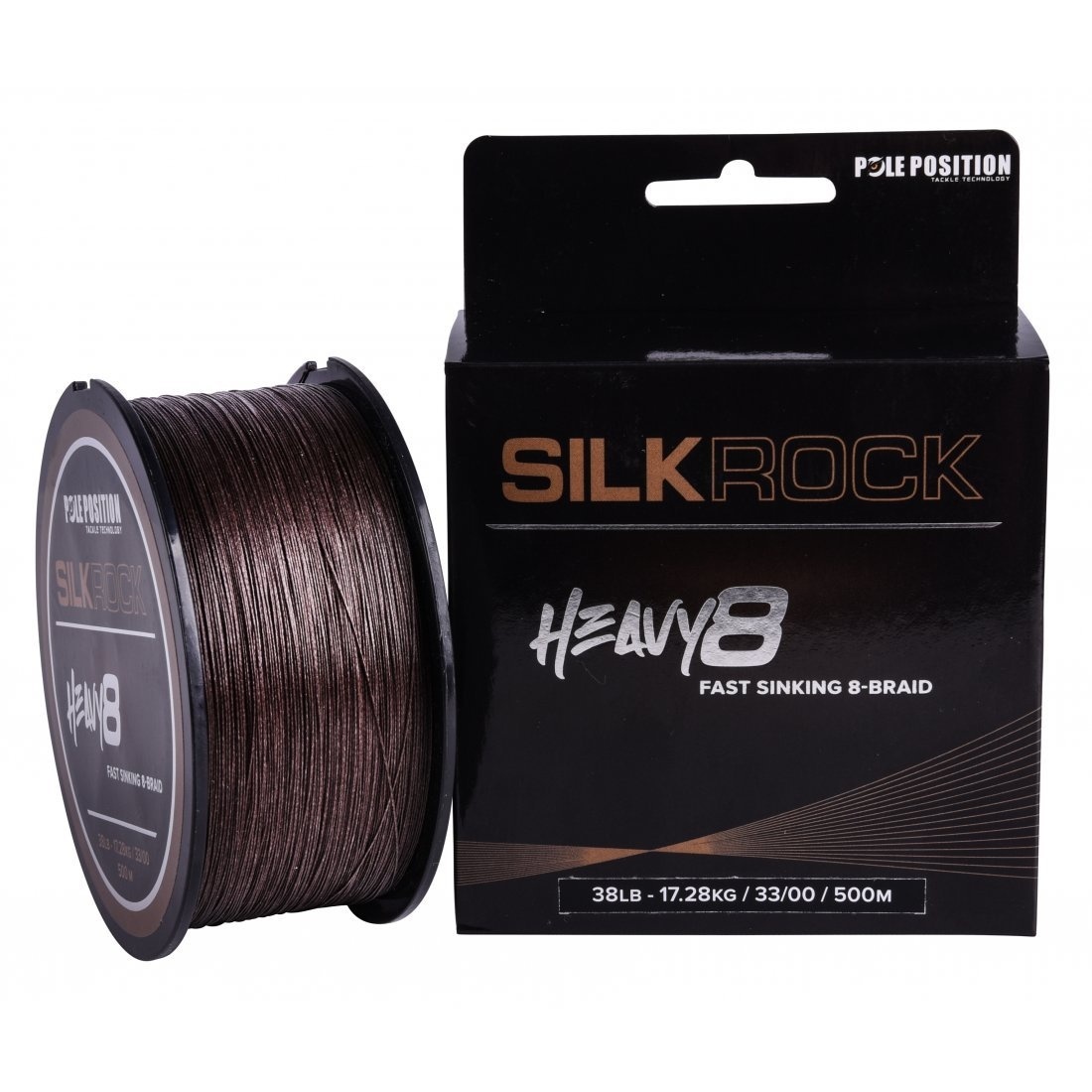 Pole Position Silkrock Heavy8 Fast Sinking Braid - Hareco Hengelsport