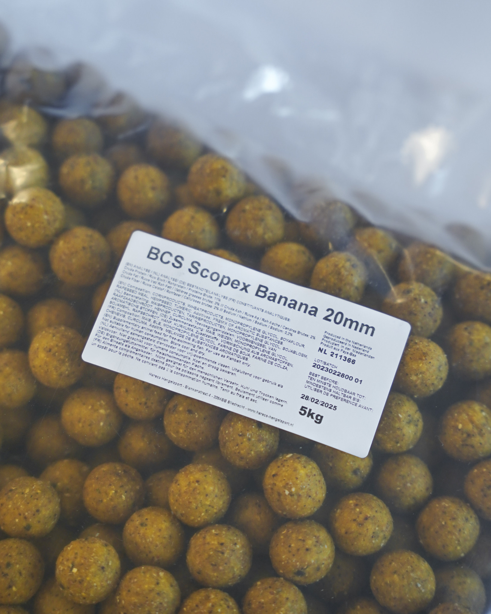 Bcs Baits Scopex Banana 5Kg - Hareco Hengelsport