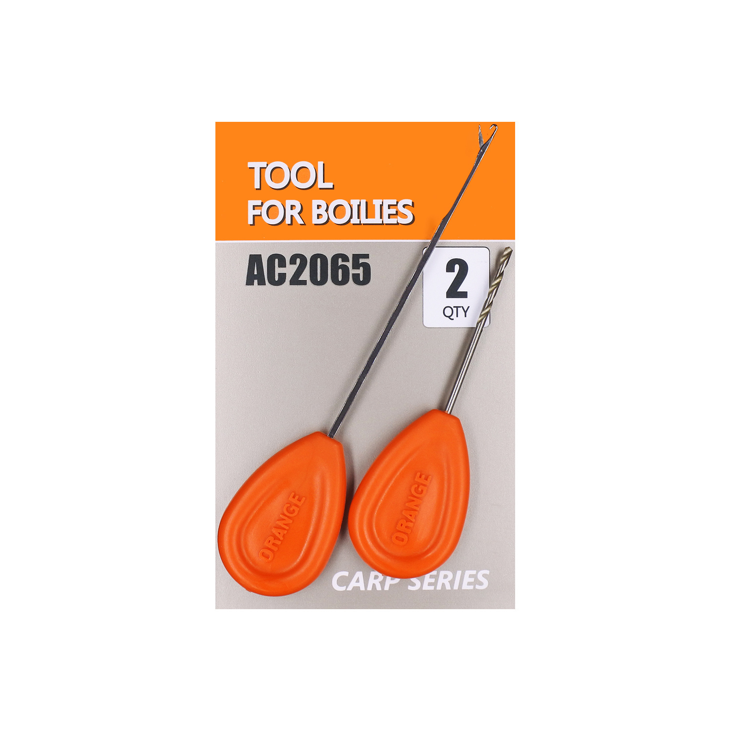 Life Orange Tool For Boilies (Naald En Boor) - Hareco Hengelsport