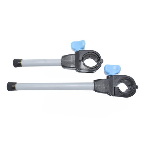 Elite Keepnet Arms Grey/Blue - Hareco Hengelsport