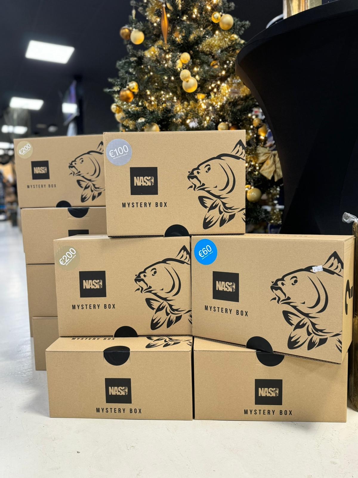 Nash Mystery Box € 200,- + - Hareco Hengelsport