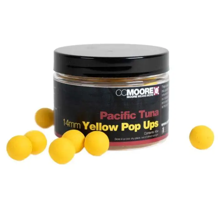Ccmoore Pacific Tuna Yellow Pop Ups - Hareco Hengelsport