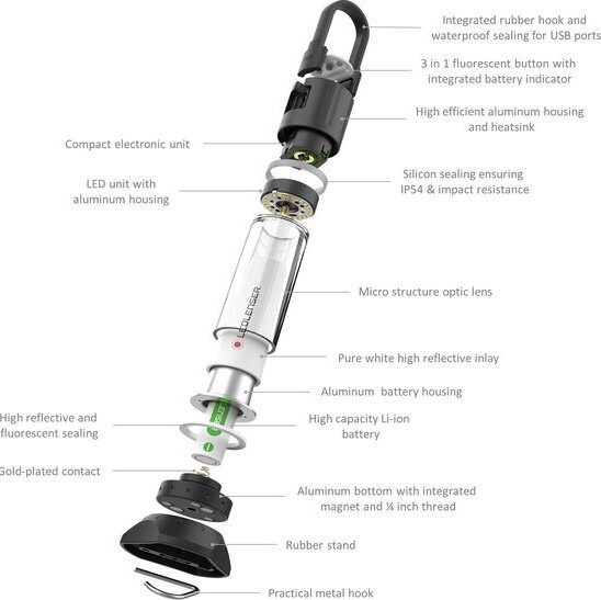 Ledlenser ML6 Warm Light Bivvy Lamp - Hareco Hengelsport