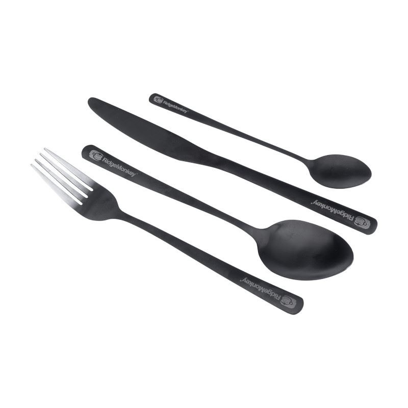 Ridgemonkey DLX Cutlery Set Four Pack *2024 - Hareco Hengelsport