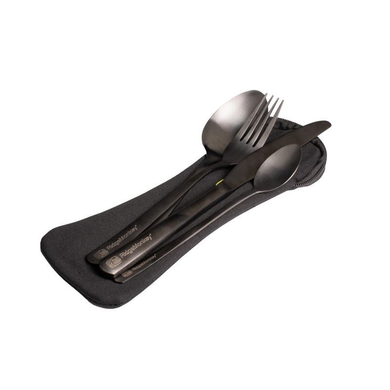 Ridgemonkey DLX Cutlery Set Four Pack *2024 - Hareco Hengelsport
