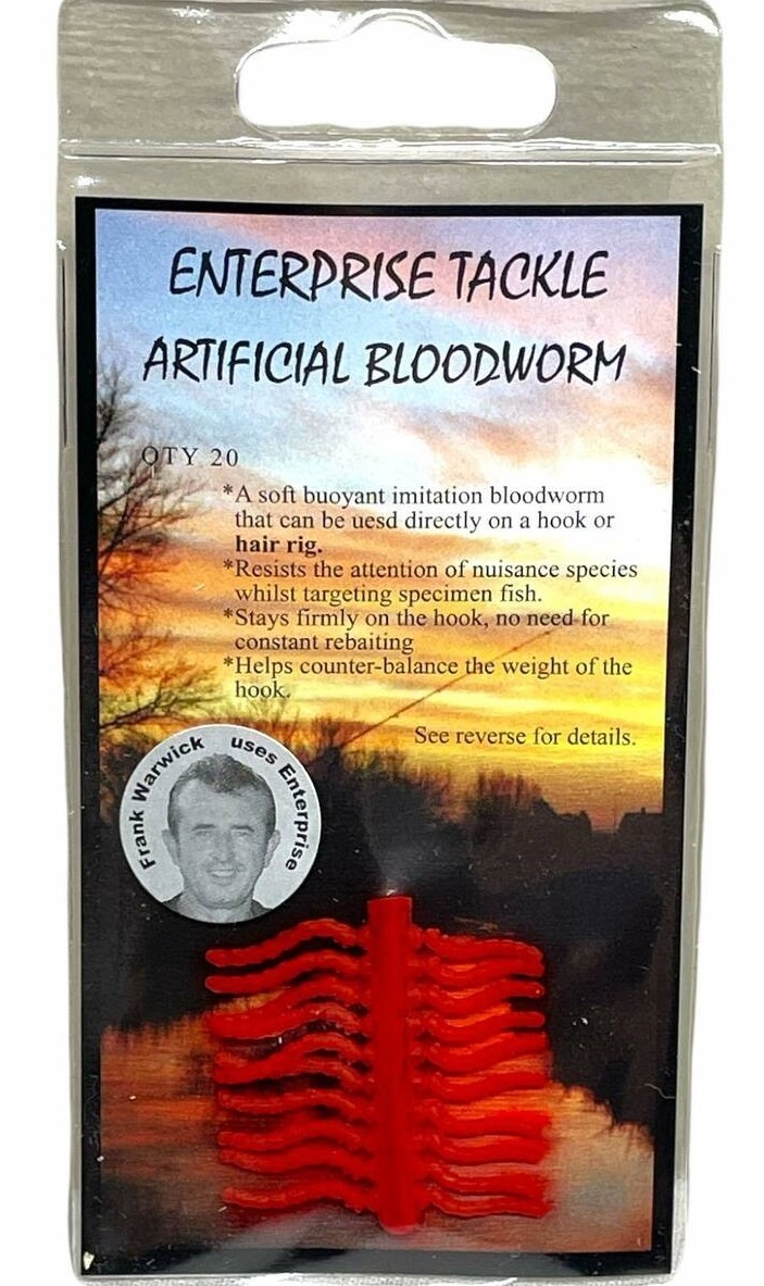 Enterprice Artificial Bloodworms - Hareco Hengelsport