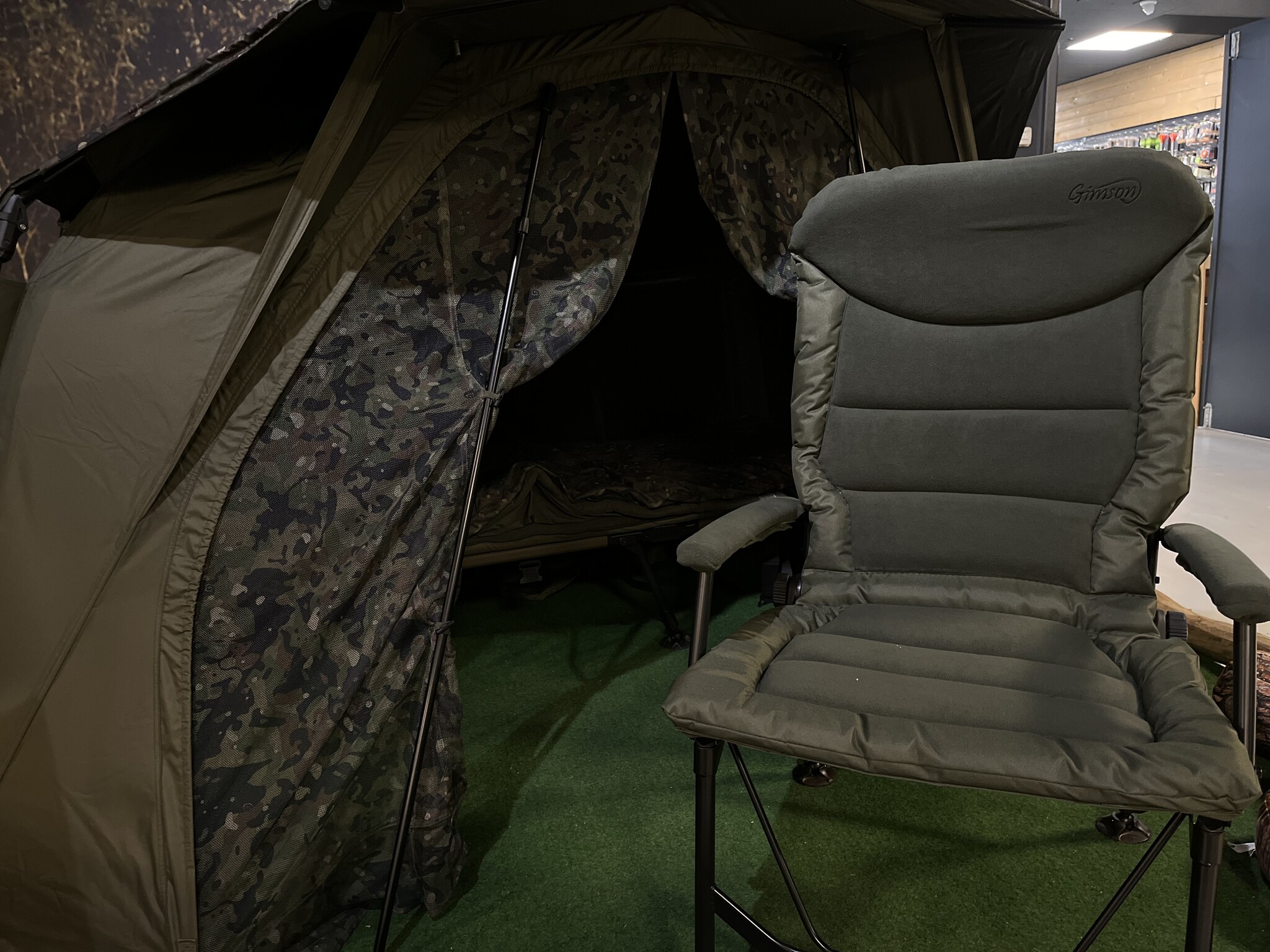 Gimson Deluxe Levelite Recliner Chair - Hareco Hengelsport
