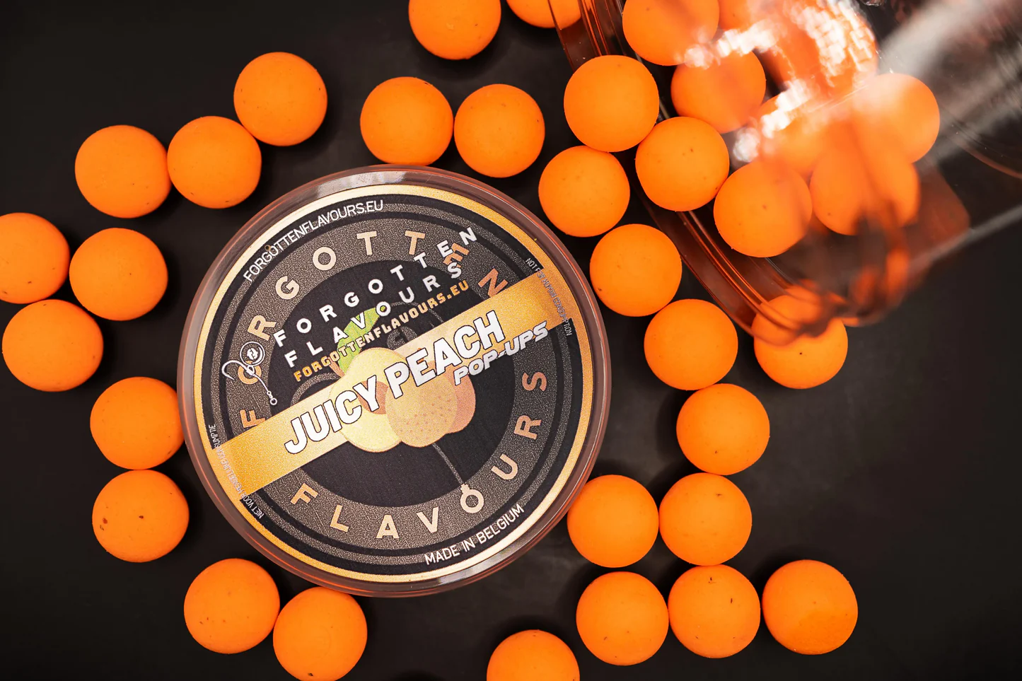 Forgotten Flavours Peach Orange Pop-Ups 15ml - Hareco Hengelsport