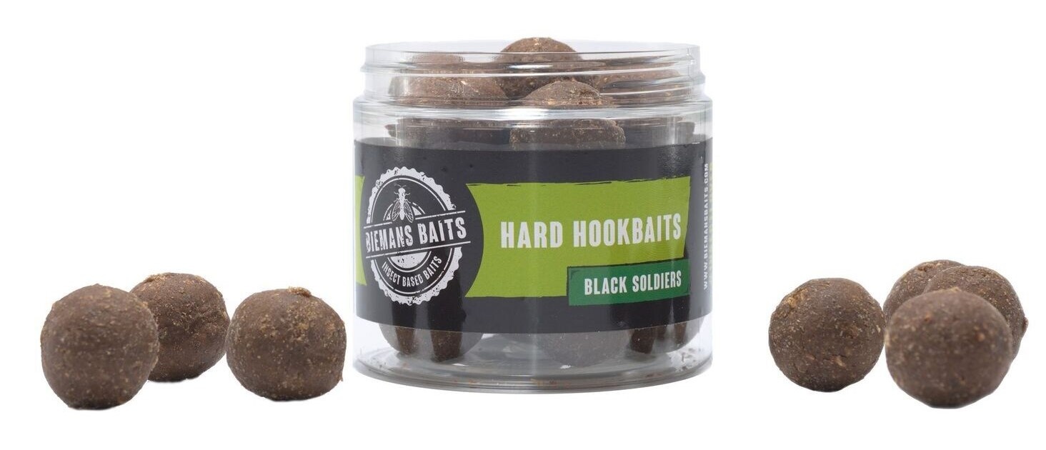 Biemans Baits Black Soldier Hard Hookbaits - Hareco Hengelsport