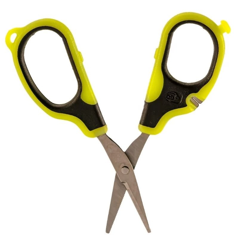 Ridgemonkey Nite Glo Strip N Snip Scissors - Hareco Hengelsport