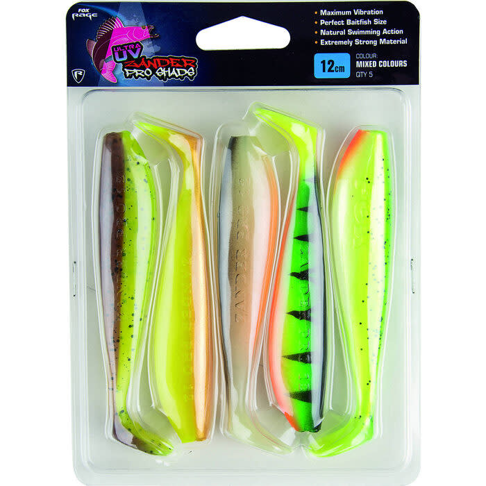 Rage Zander Pro Ultra UV Shad Packs - Hareco Hengelsport