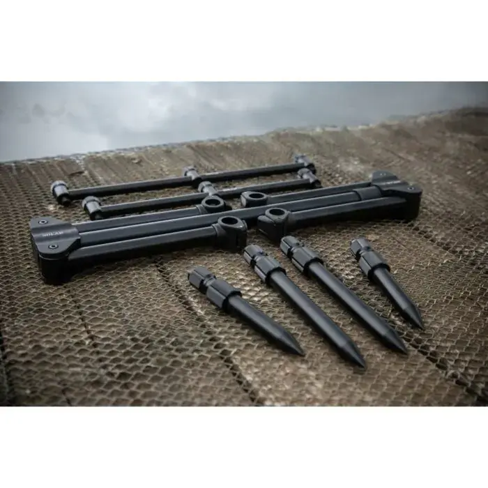 Solar A1 Aluminium Ground Pod 2 x 4" en 2 x 6" legs - Hareco Hengelsport