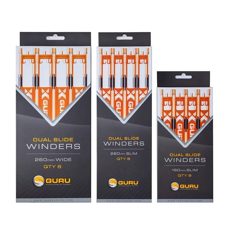 Guru Dual Slide Winders – Duurzame Onderlijnen Opslag - Hareco Hengelsport