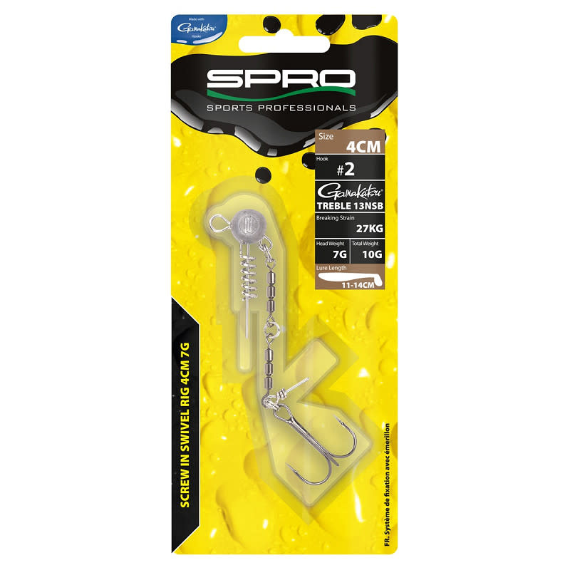 Spro Screw in Swivel Rig ......voor Maximale Inhaking - Hareco Hengelsport