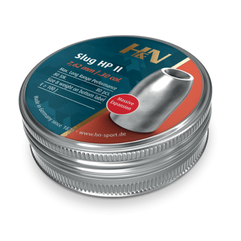 H&N Slug HP II 7,62 mm .30 | SEM Jacht & Schietsport