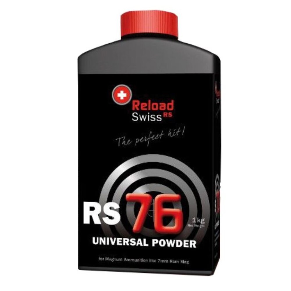 Rifle Powder Reload Swiss RS76 | SEM Jacht & Schietsport