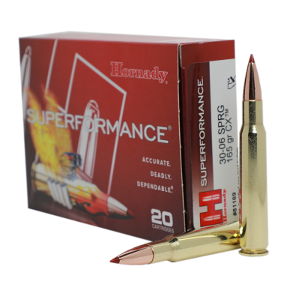 Hornady Cartridges SuperFormance .30-06 Spr CX 165 grain | SEM Jacht ...