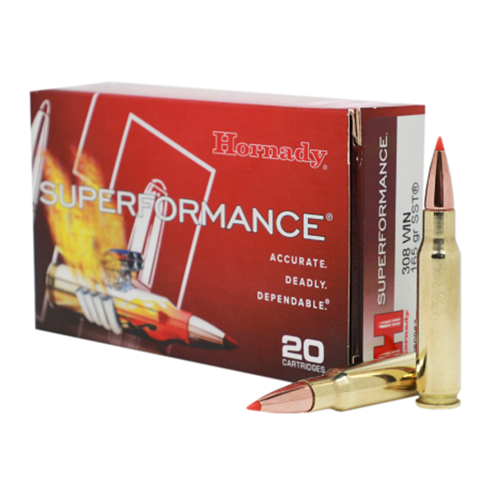 Hornady Cartridges SuperFormance .308 Win SST 165 grain | SEM Jacht ...