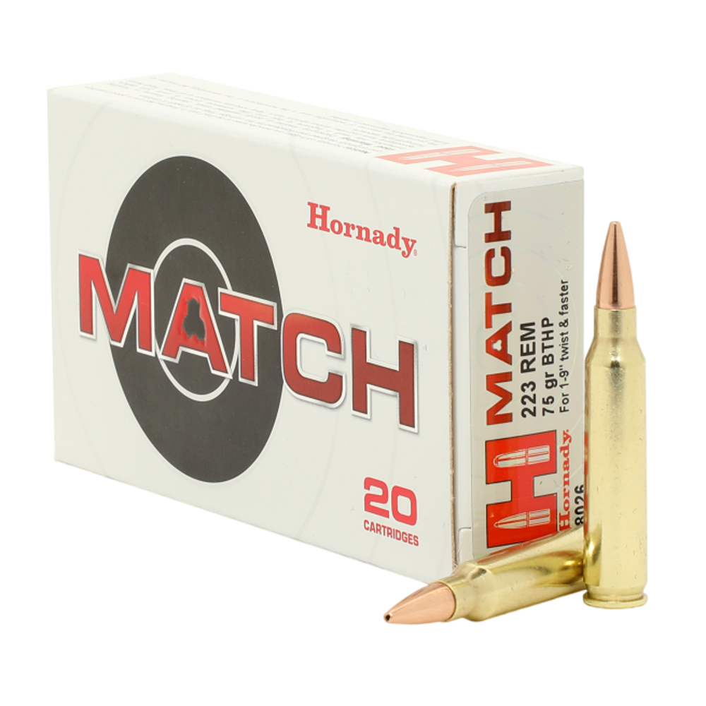 Hornady Cartridges Match .223 Rem ELD Match 73 grain | SEM Jacht ...