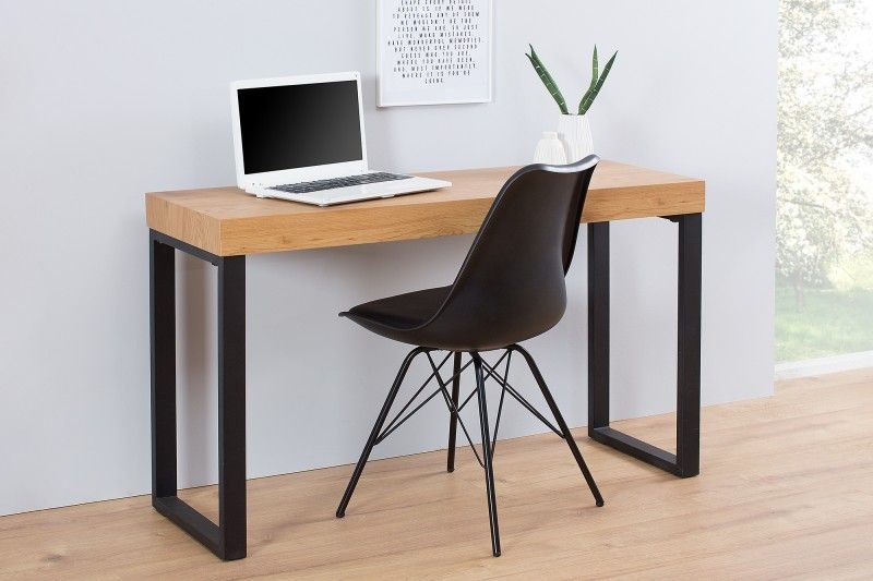Bureau Black Desk 120cm Zwart Eiken - 38429 - Meubello®