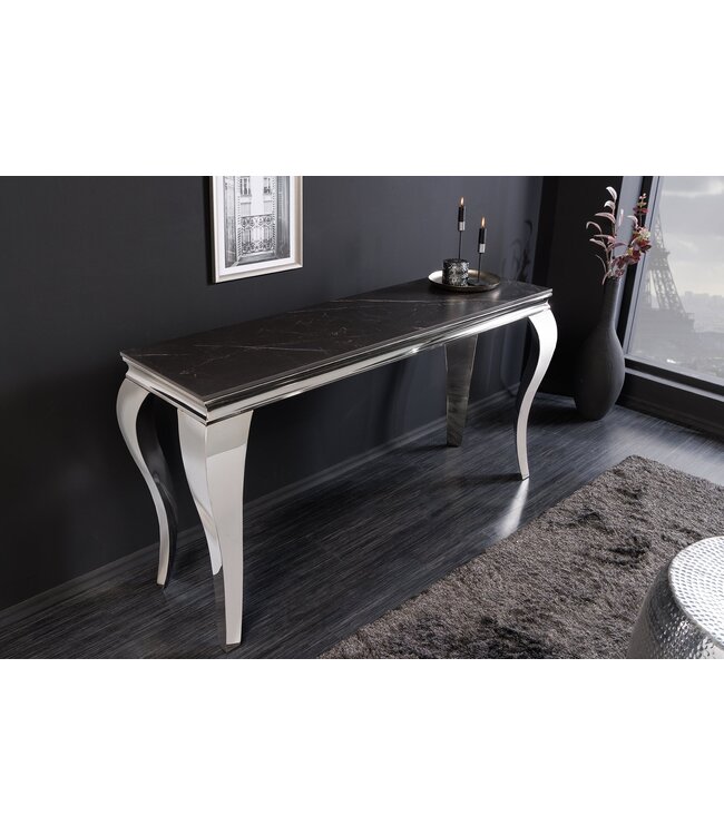 Invicta Interior Console MODERN BAROCK 140cm chroom gesinterd steen ...