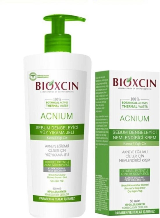 Acnium Sebum Balancing Face Wash Gel gezichtsreiniger (tegen Acne ...