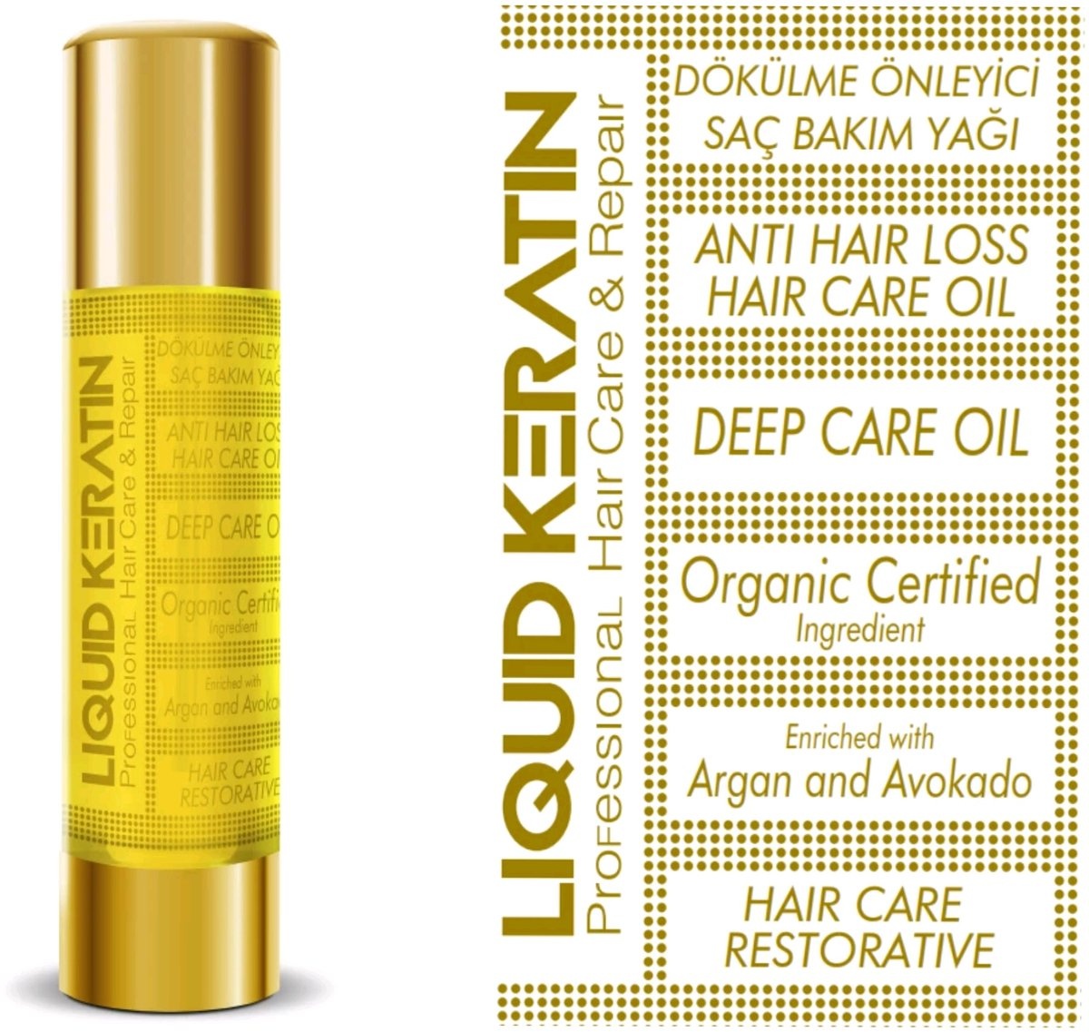 Liquid Keratine Deep Care Öl 50 ml – Bio Haaröl Gegen Haarausfall ...