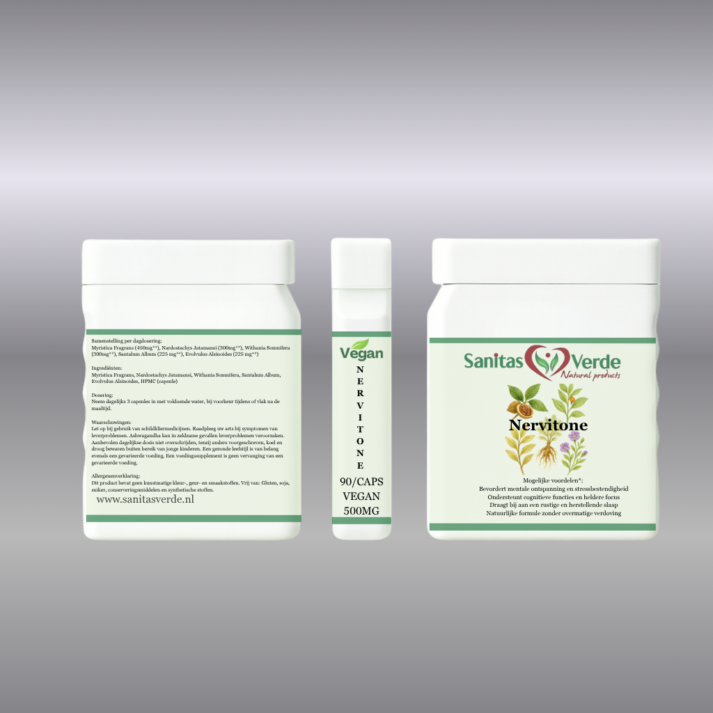 Nervitone natural support for calm and balance | Sanitas Verde ...
