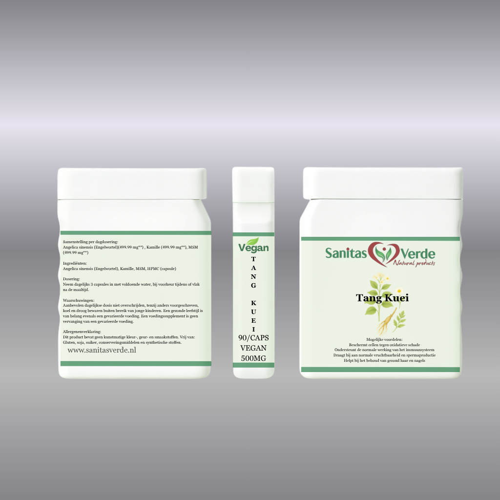 Tang Kuei natural female support | Sanitas Verde - Sanitas Verde