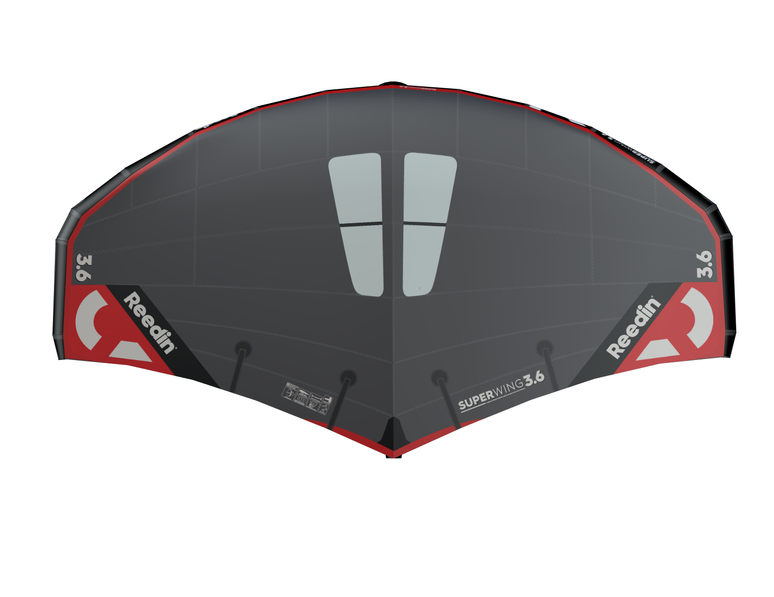 Reedin Super Wing Grey 2023 - Surfshop Brunottibeachclub