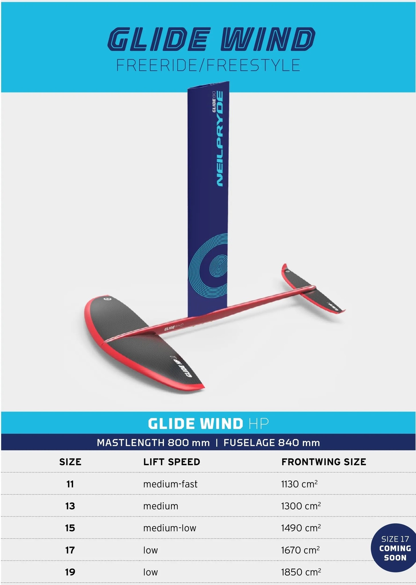 Shop for the Neilpryde Glide Wind HP Foil at De Surfshop. Free shipping ...