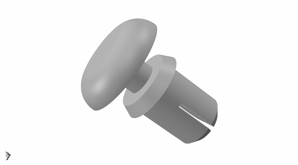 UltiMaker Plastic snap rivet - MTB3D