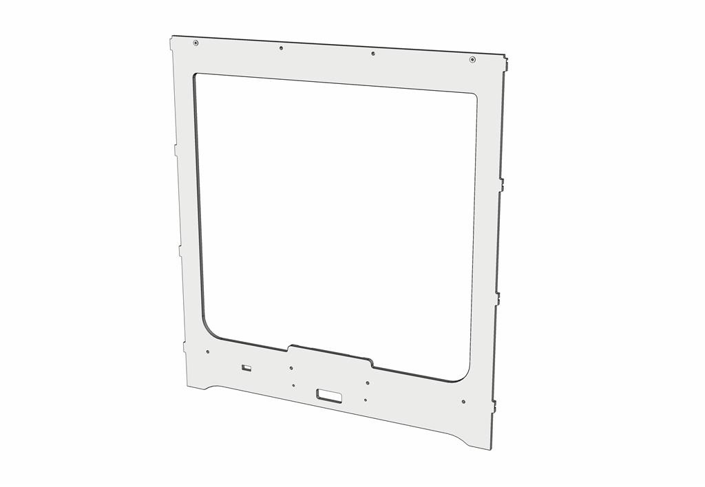 UltiMaker Front panel assembly for service S5R1 - MTB3D