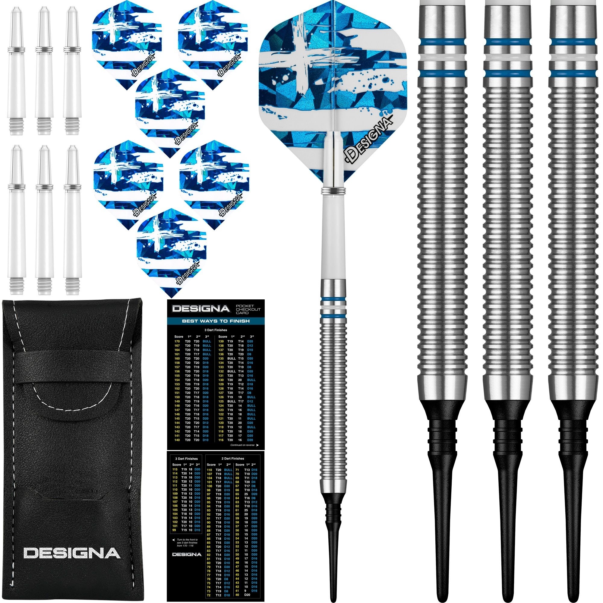 Patriot X Greece 90% Soft Tip Darts - Dartshopper.eu