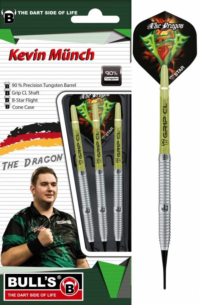 BULL'S Kevin Münch 90% Soft Tip Darts - Dartshopper.eu